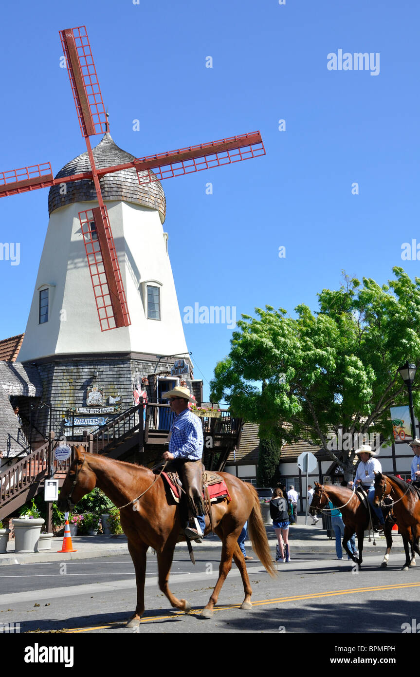 Cowboy parade, Solvang, California, USA Stock Photo - Alamy