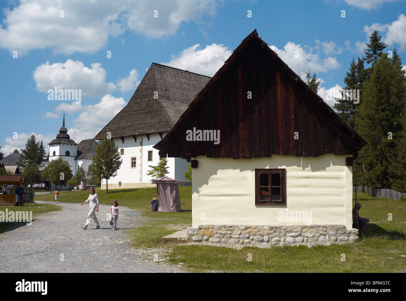 The folk museum of The Liptov village in Pribylina Stock Photo - Alamy