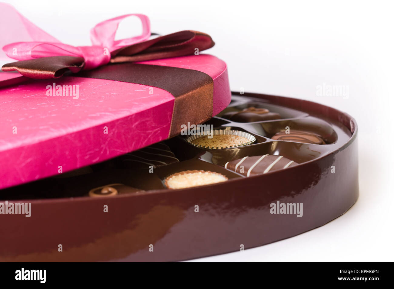 Luxury box of chocolates Stock Photo - Alamy