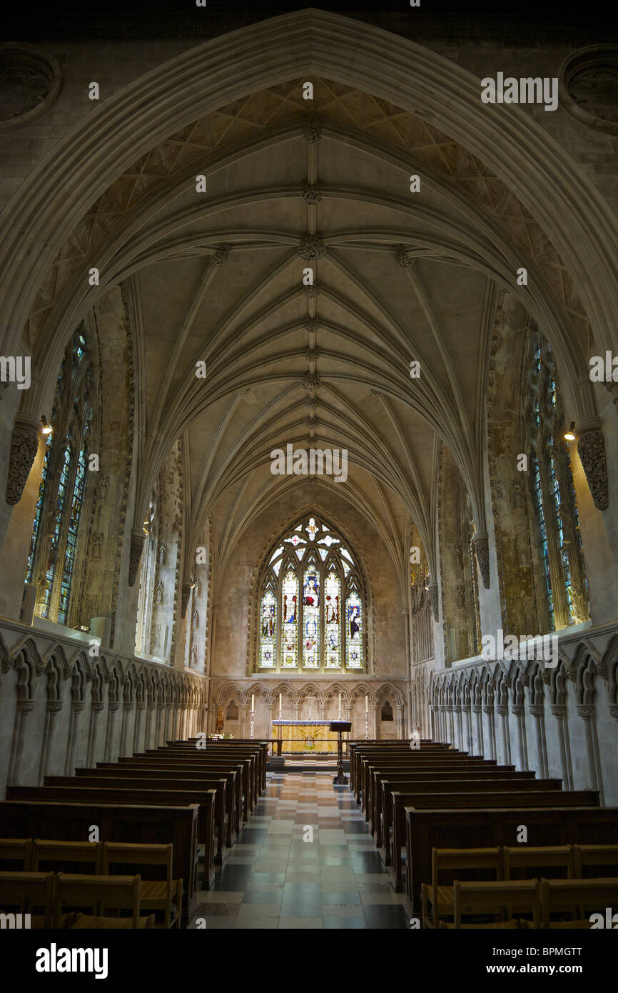 A small chapel in St Albans Abbey, Hertfordshire, England Stock Photo ...