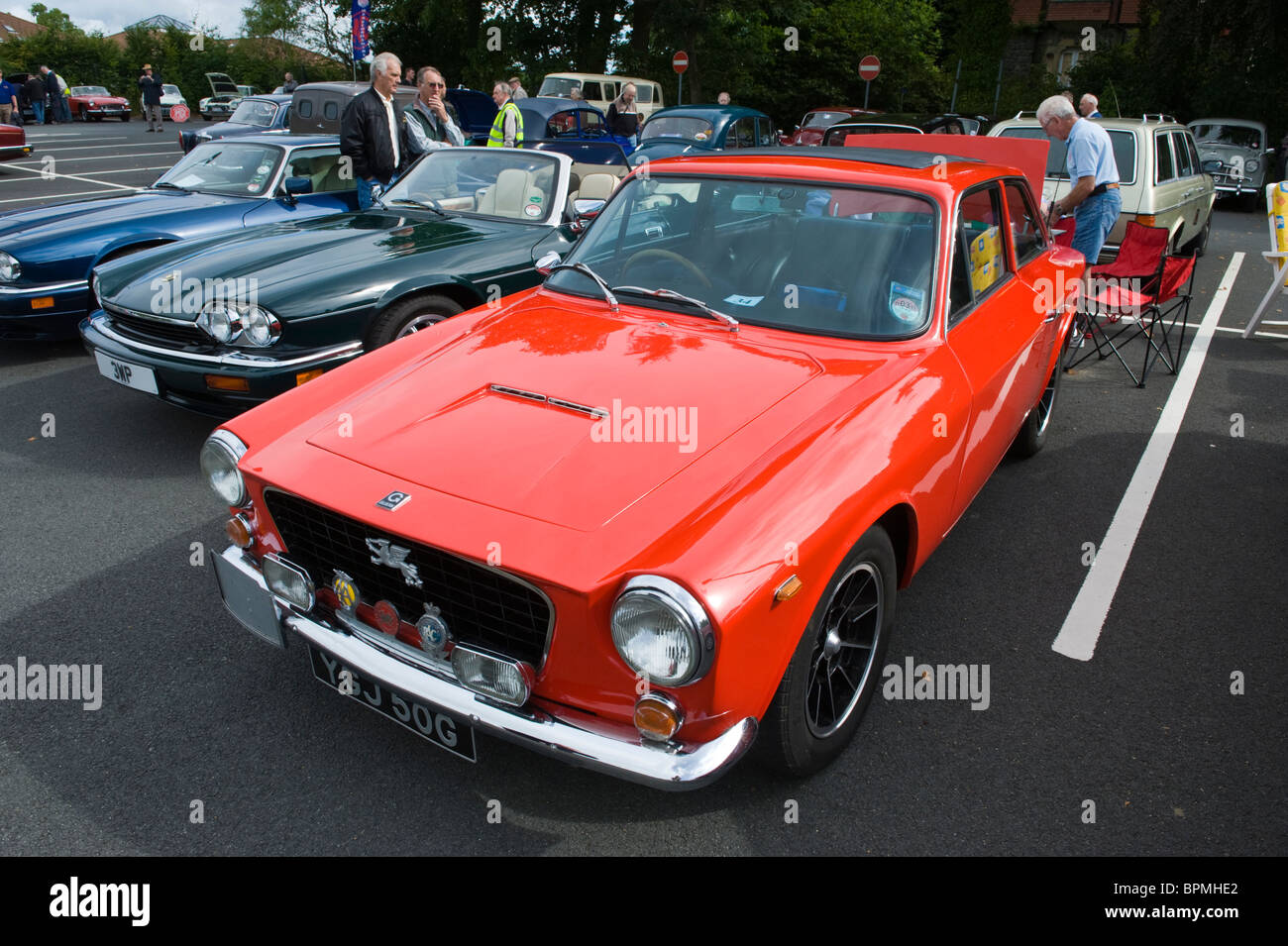 Restored Welsh made Glibern Invader motor car at classic car show Stock ...