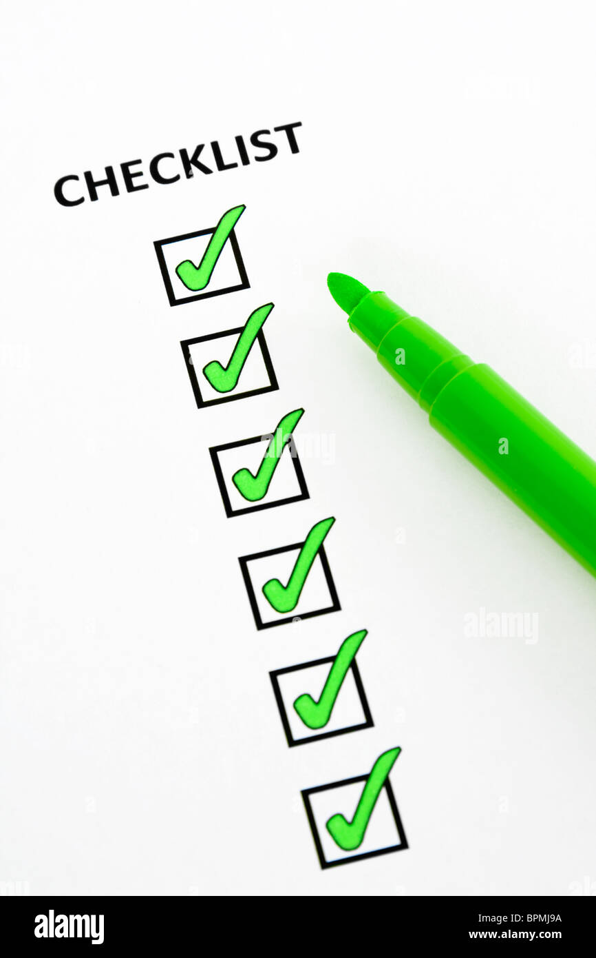 Tick box green hi-res stock photography and images - Alamy