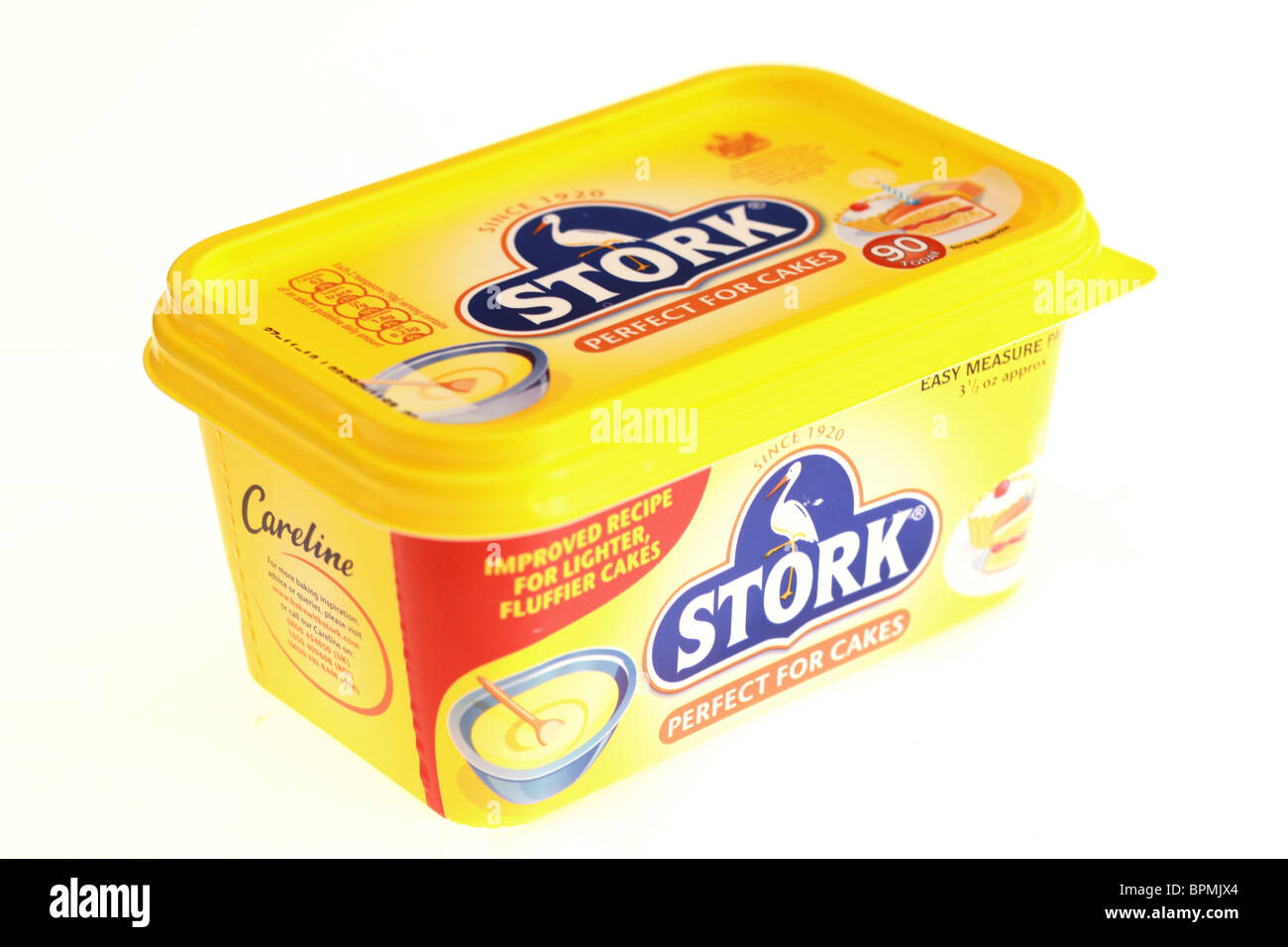 Tub Or Container Of Stork Easy Spread Baking Margarine Isolated Against ...
