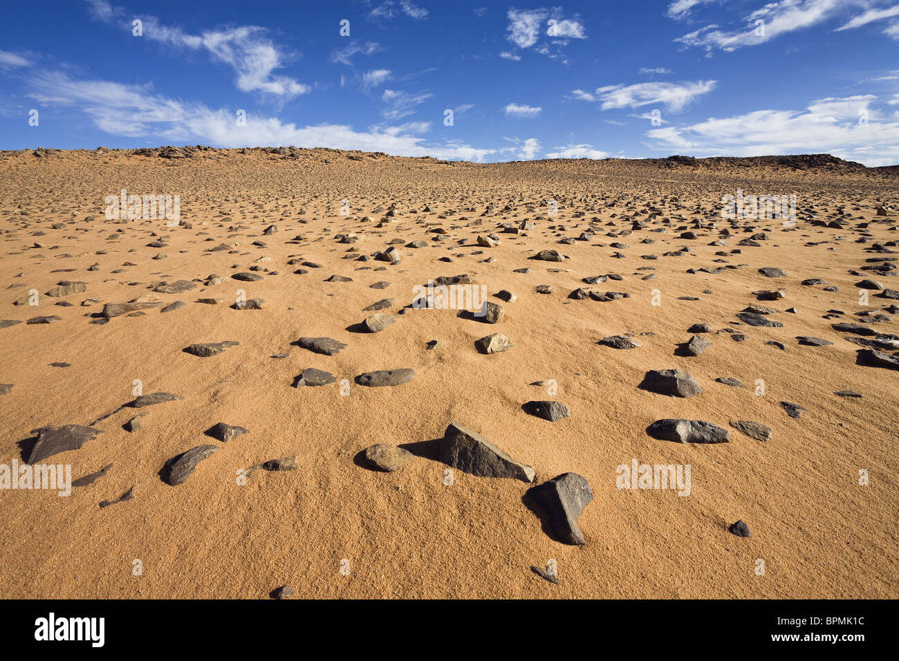 Stony Desert, Libya, Sahara, Africa Stock Photo - Alamy