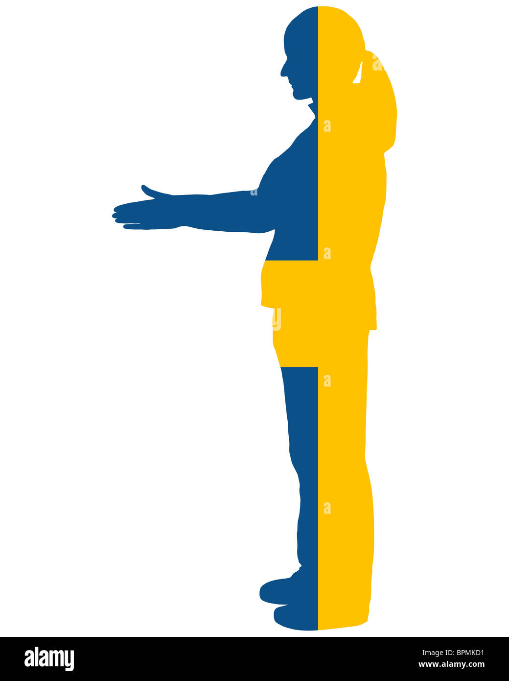 Swedish people flag Cut Out Stock Images & Pictures - Alamy