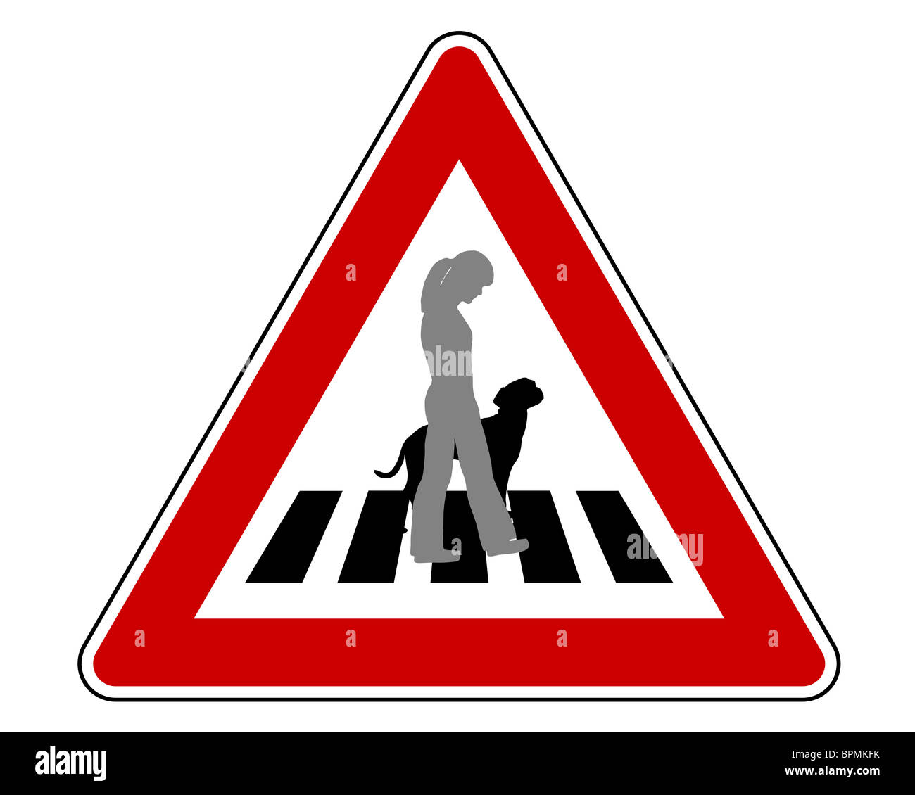 Traffic sign for dogs Stock Photo - Alamy