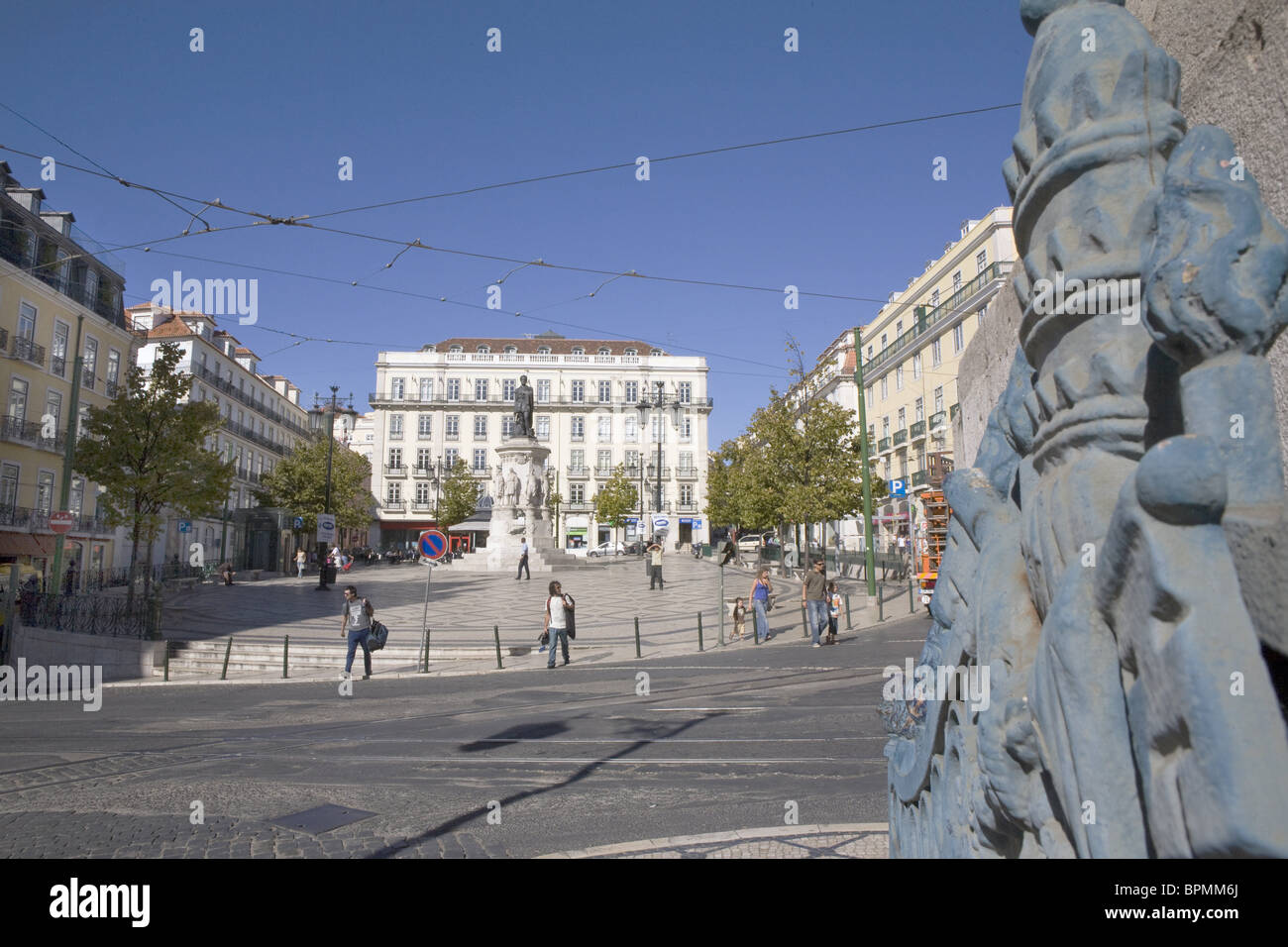 Lisbon bairro alto luis de camoes square hi-res stock photography and ...