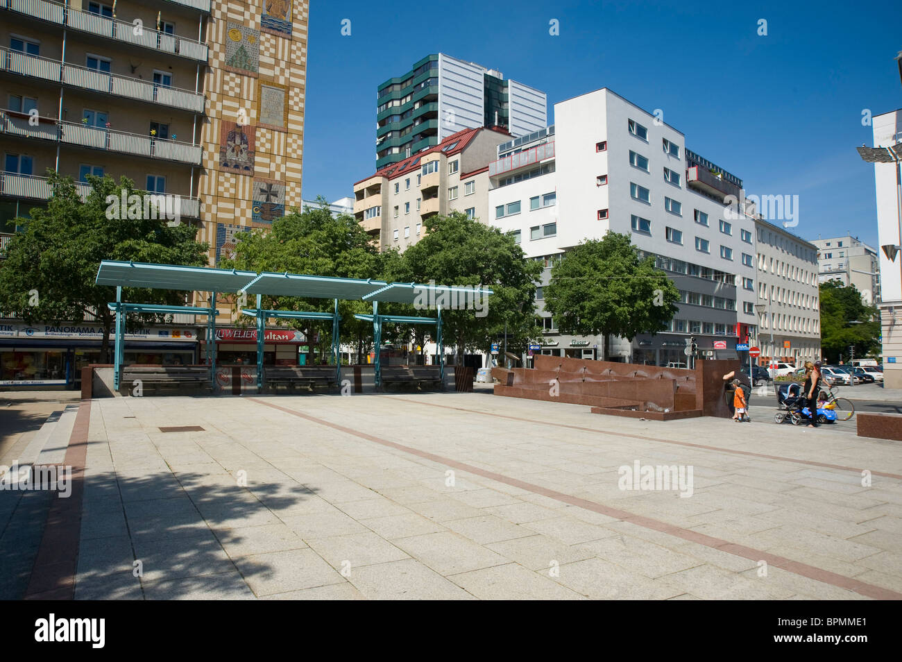 Wien, Meidlinger Hauptstraße, Design by Boris Podrecca Stock Photo - Alamy