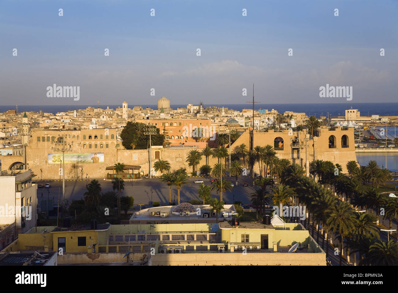 Skyline of Tripoli with National Museum, Libya, Africa Stock Photo - Alamy