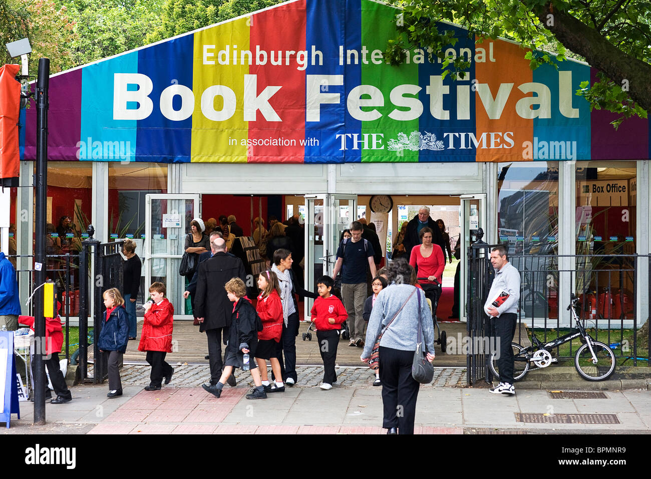 Book Festival. Edinburgh Stock Photo - Alamy