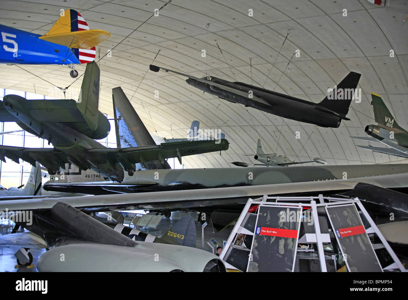 Inside the American Air Museum IWM Duxford with a huge selection of ...