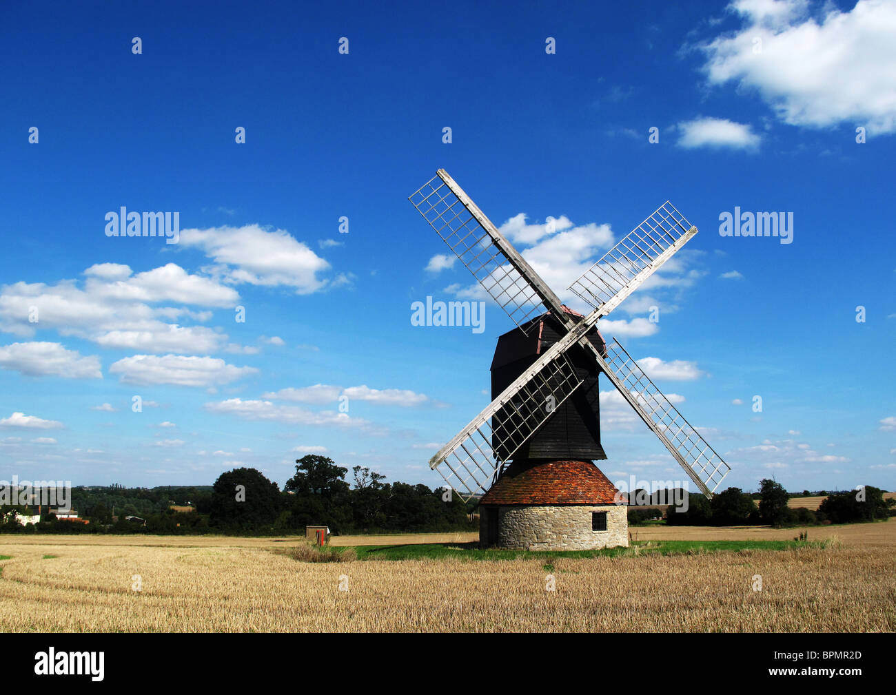 Stevington windmill, possibly the last working post mill in the country ...