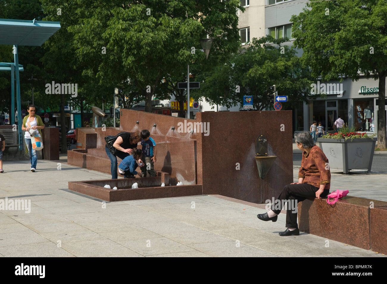 Wien, Meidlinger Hauptstraße, Design by Boris Podrecca Stock Photo - Alamy