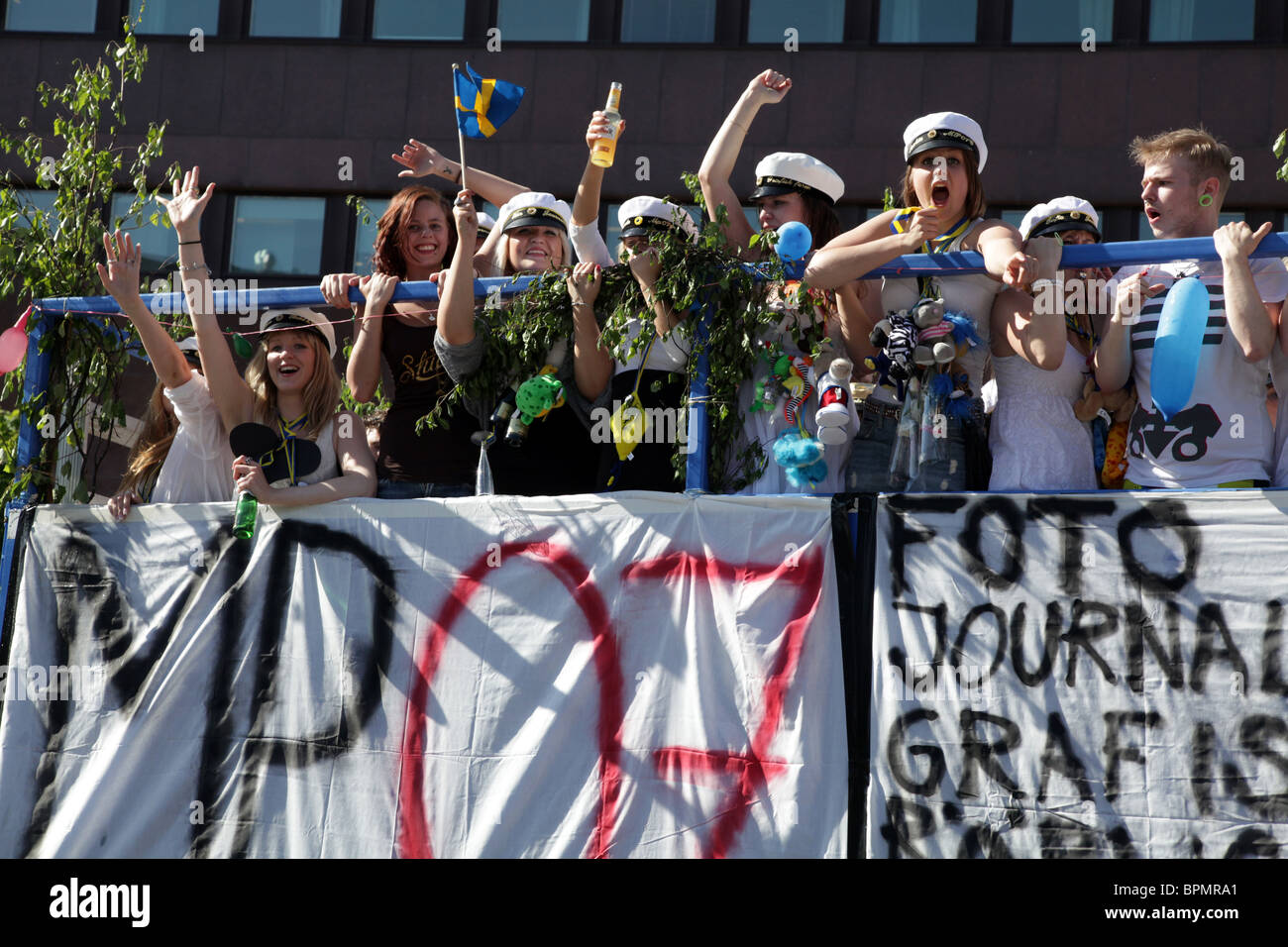 It's a crazy fun tradition – Swedish college students celebrate ...