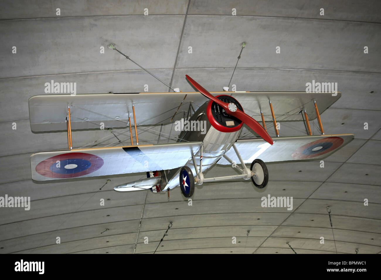A French built Spad 17 bi-plane in service with the USAAF in WW1 on ...