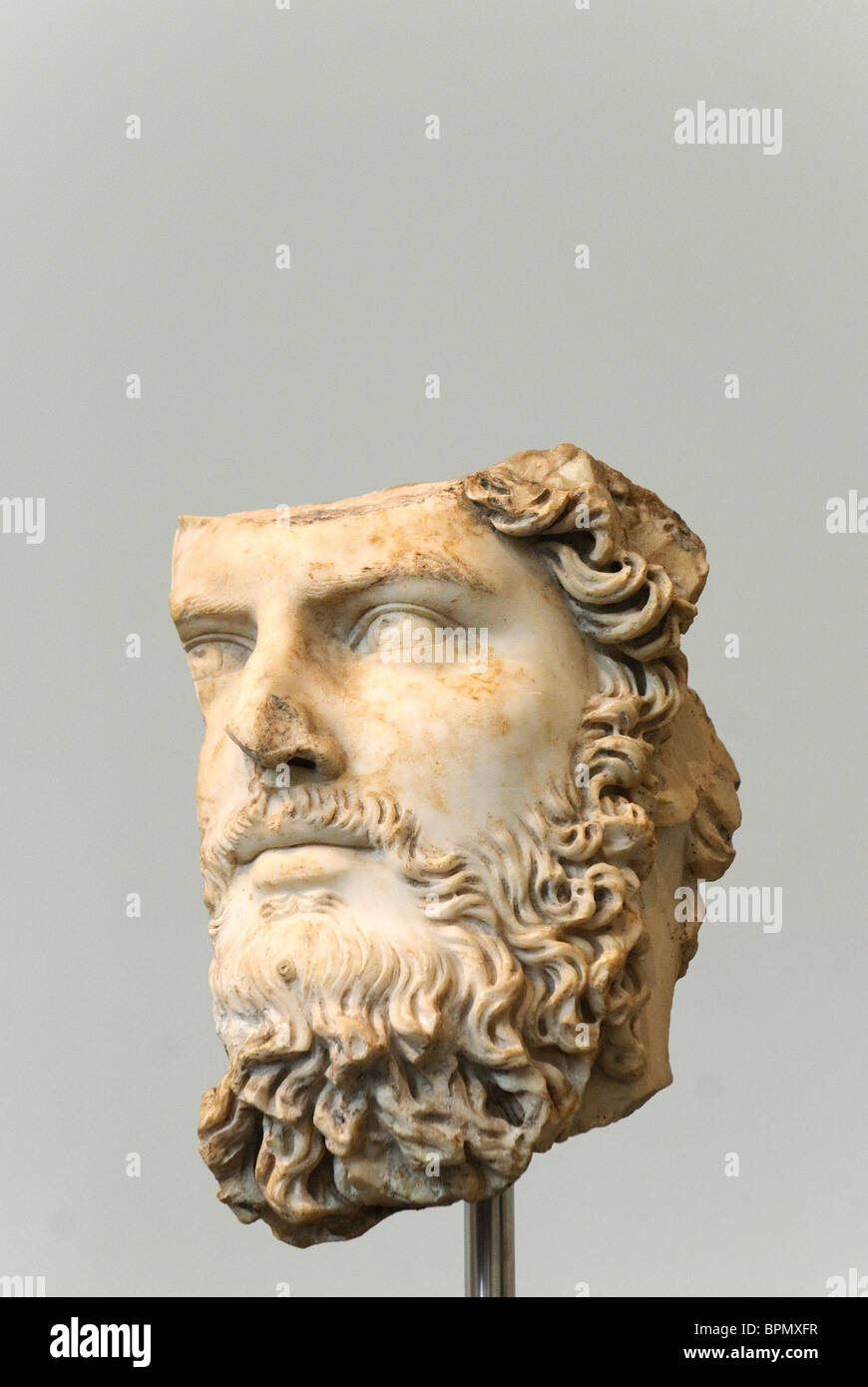 Portrait emperor lucius verus marble hi-res stock photography and ...