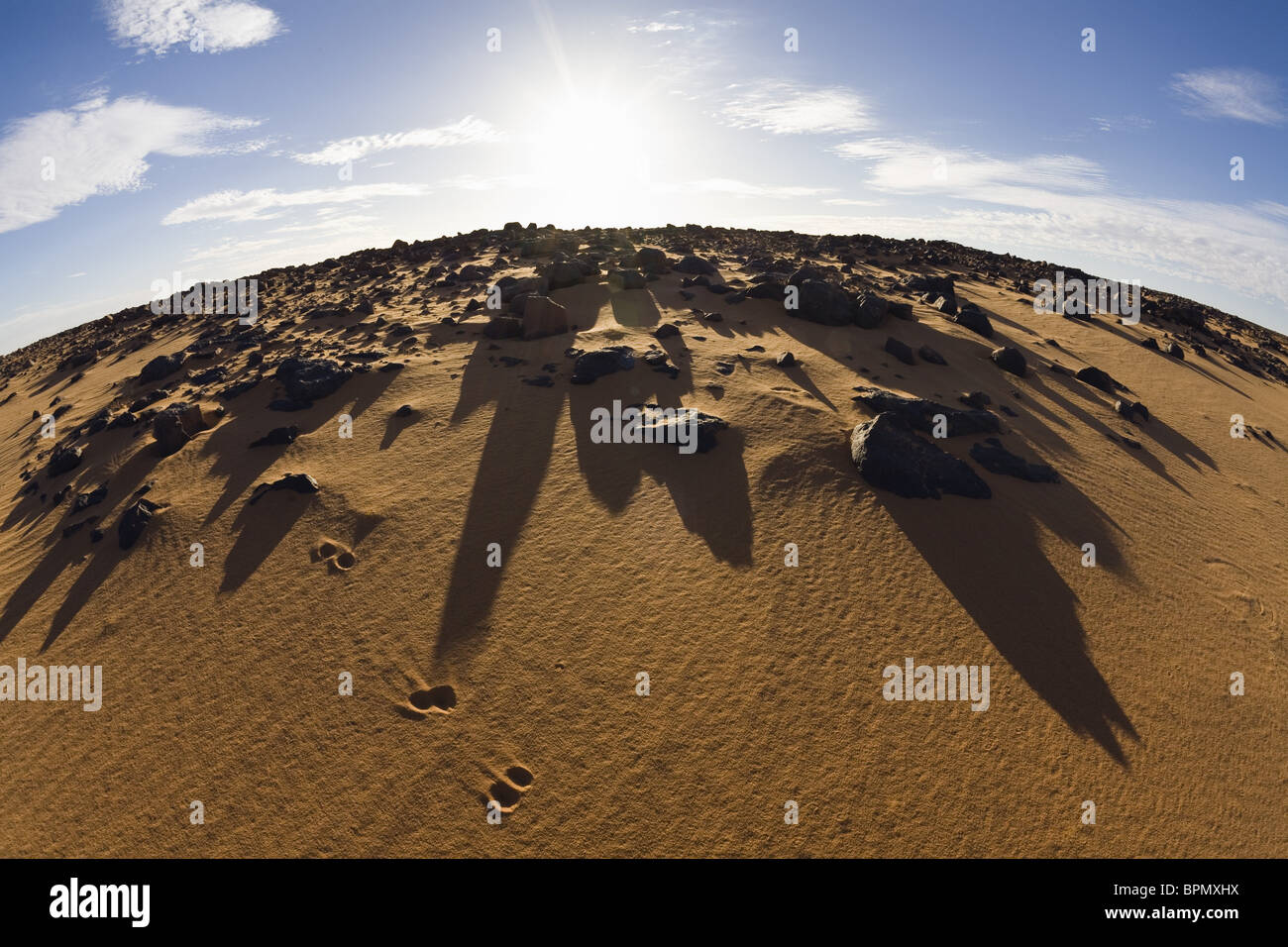 Light and shadow in the libyan desert, Libya, Sahara, North Africa ...