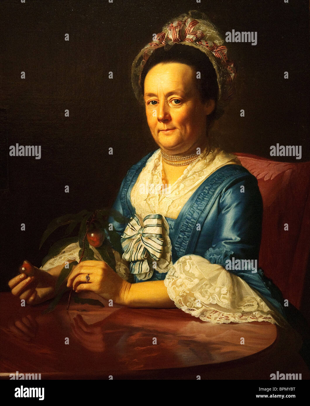 Mrs. John Winthrop, 1773, by John Singleton Copley Stock Photo - Alamy