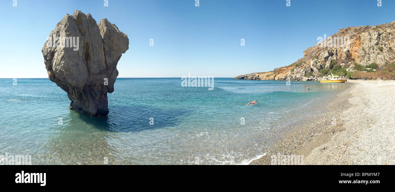 Greece monolith beach hi-res stock photography and images - Alamy