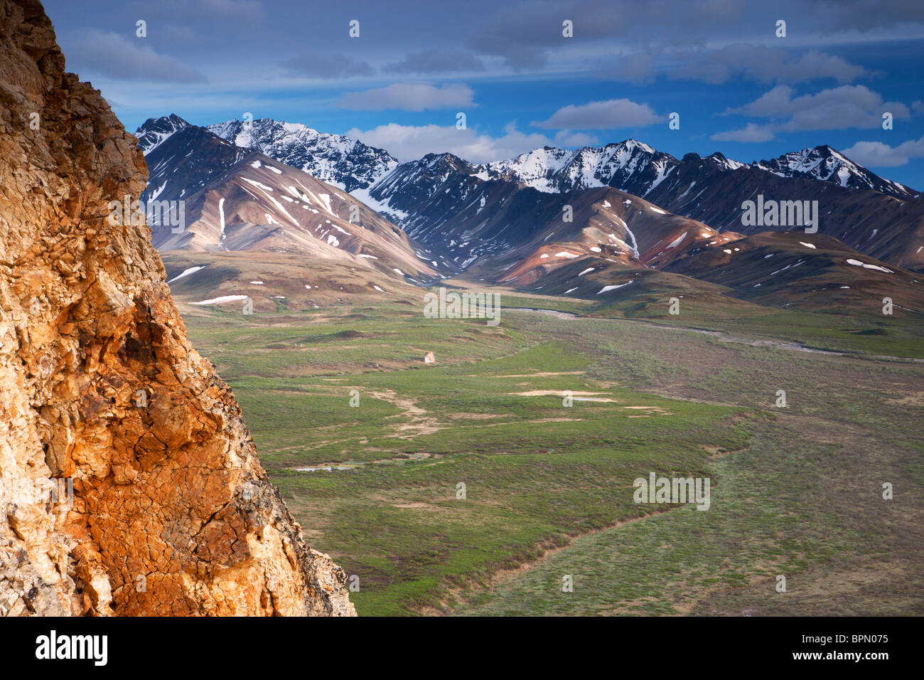Polychrome Pass, Denali National Park, Alaska Stock Photo - Alamy