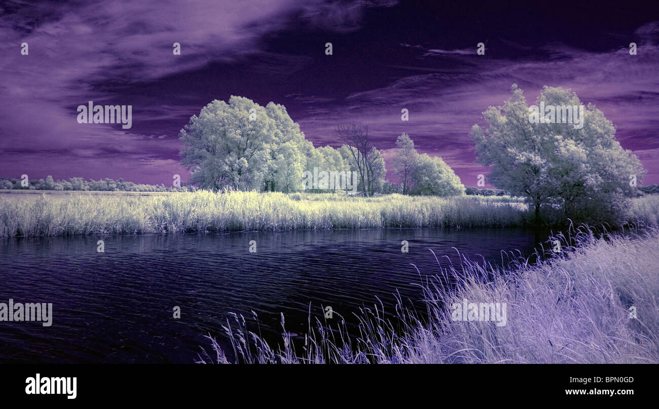 river waveney suffolk england Stock Photo - Alamy