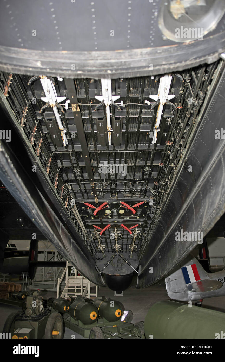 Bomb Bay of a WW2 Lancaster Bomber at the Imperial War Museum Duxford ...
