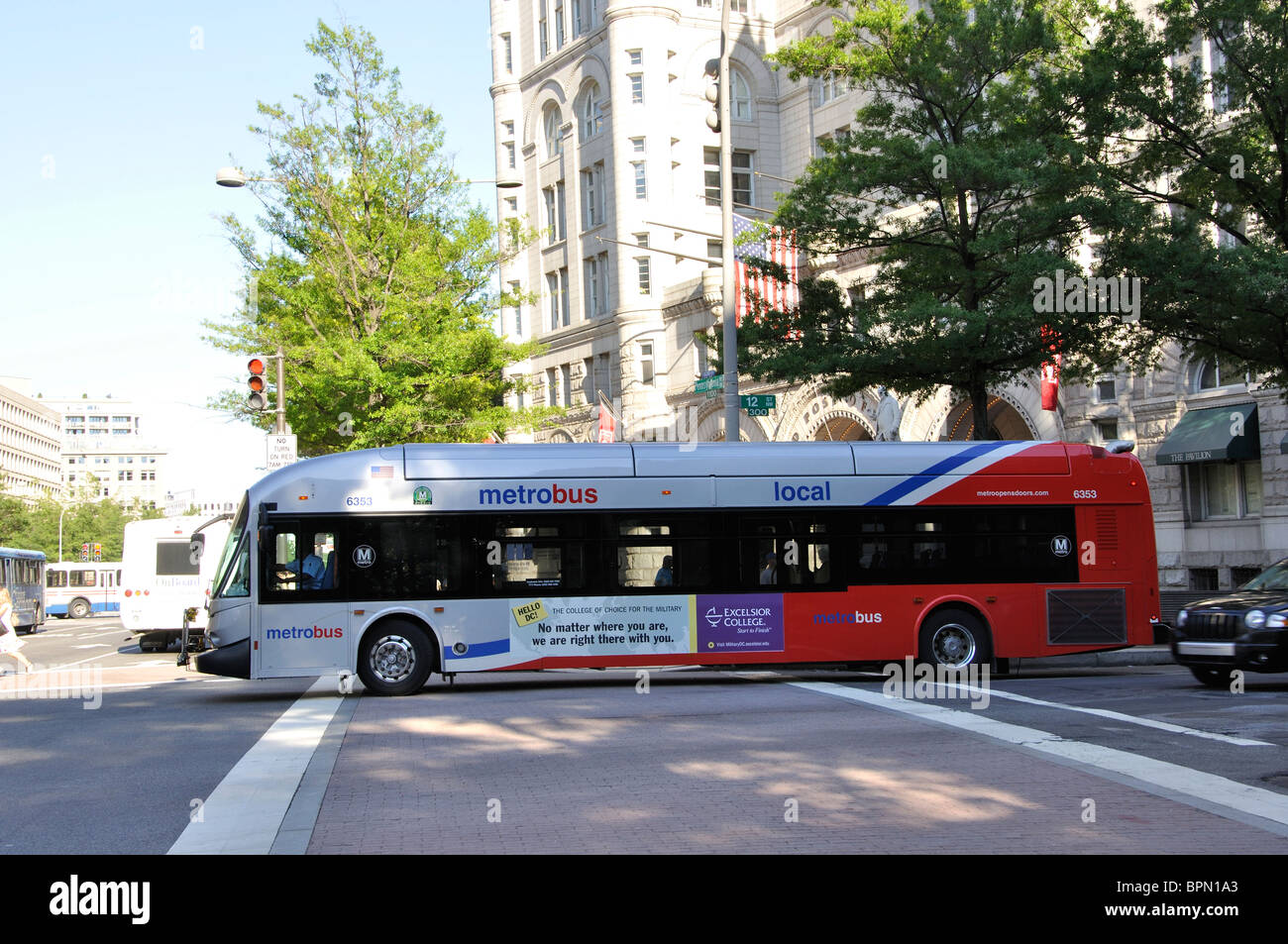 Bus, Washington DC, USA Stock Photo - Alamy