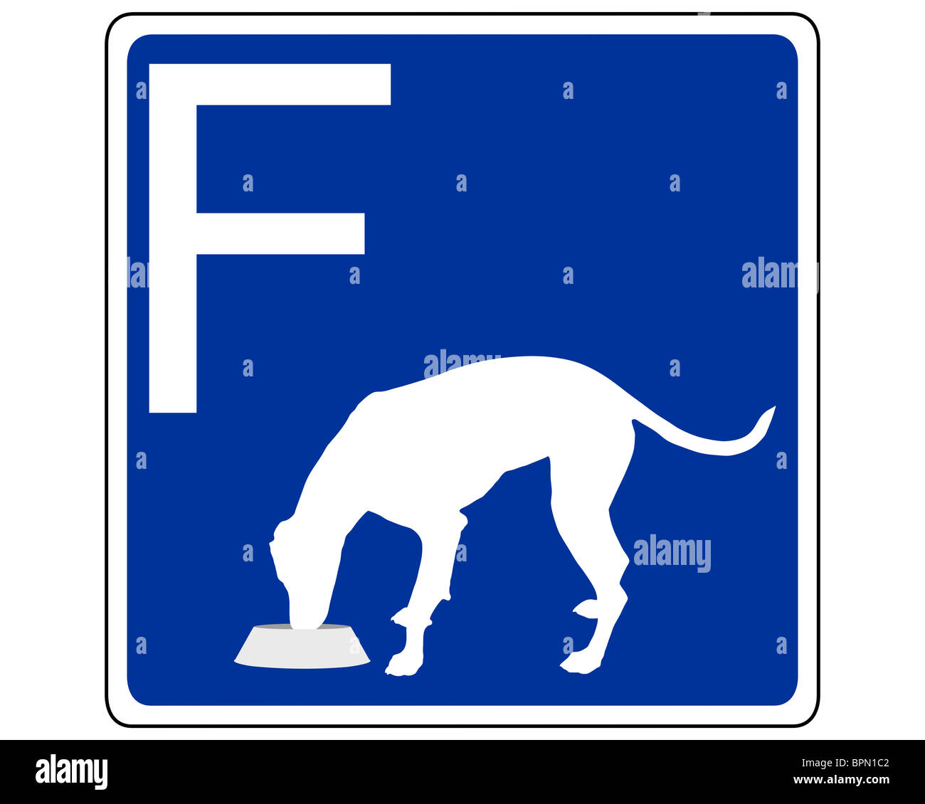 Traffic sign for dogs Stock Photo - Alamy