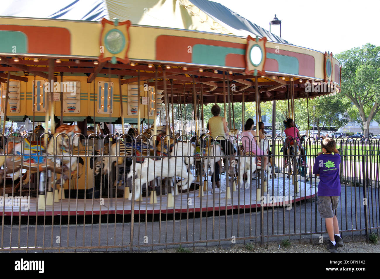 Merry-go-round, Washington DC, USA Stock Photo - Alamy