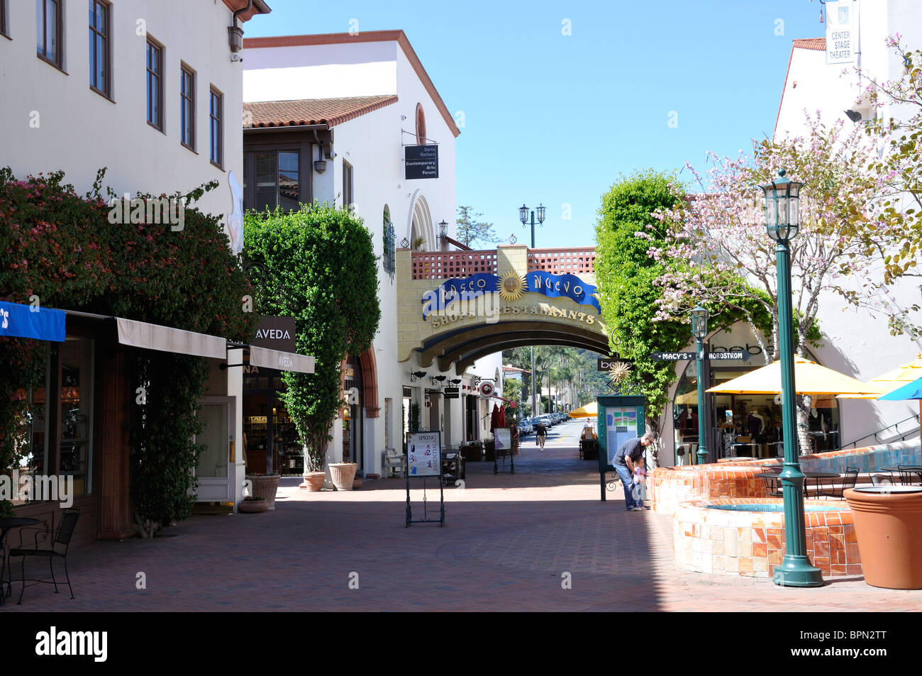 Mall, Santa Barbara, California, USA Stock Photo - Alamy