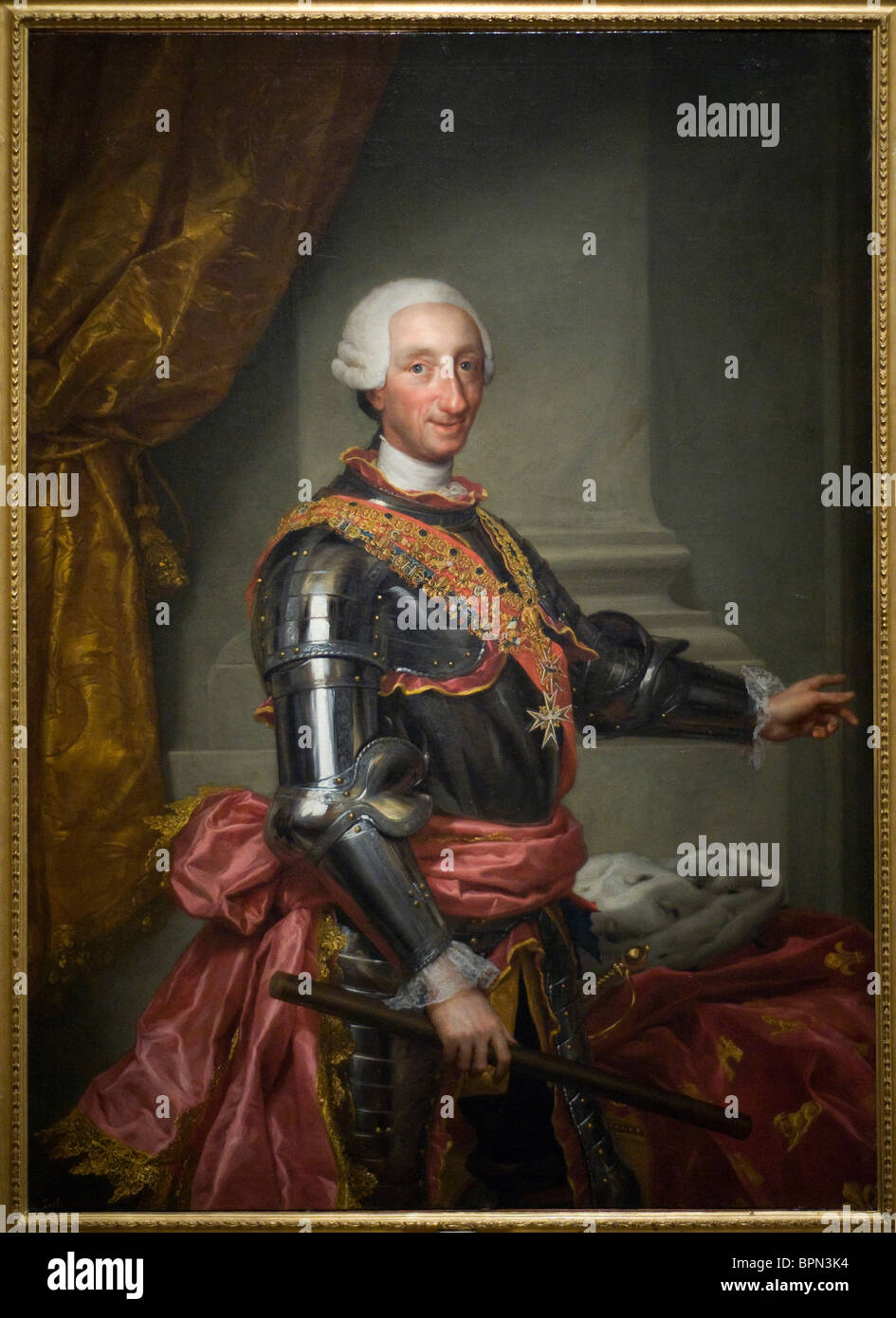 Anton Rafael Mengs Carlos III 1761 XVIII th Century Prado Museum ... Anton Rafael Mengs Carlos III 1761 XVIII th Century Prado Museum ...