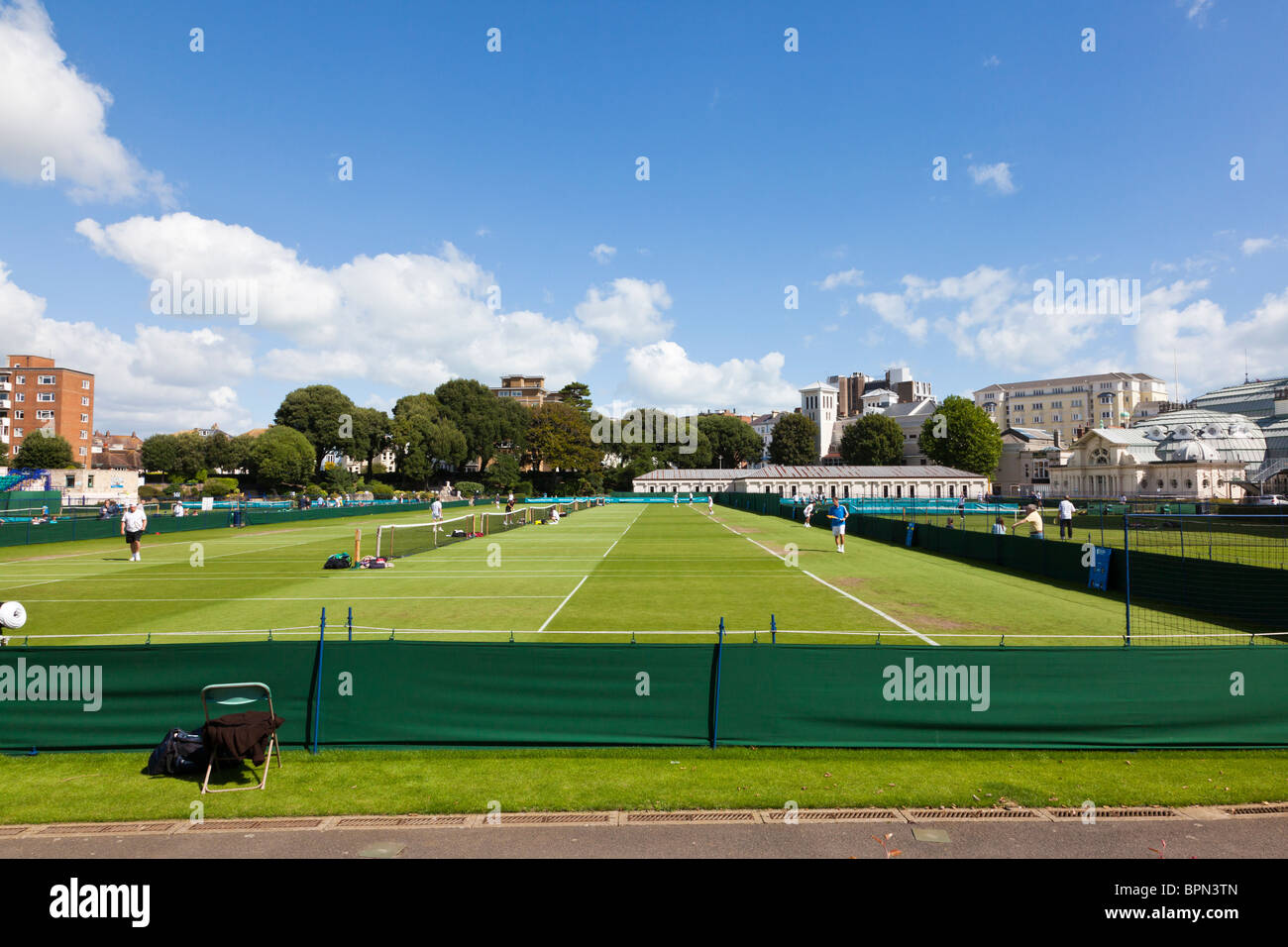 Lawn tennis association center in eastbourne, Sussex, UK Stock Photo ...