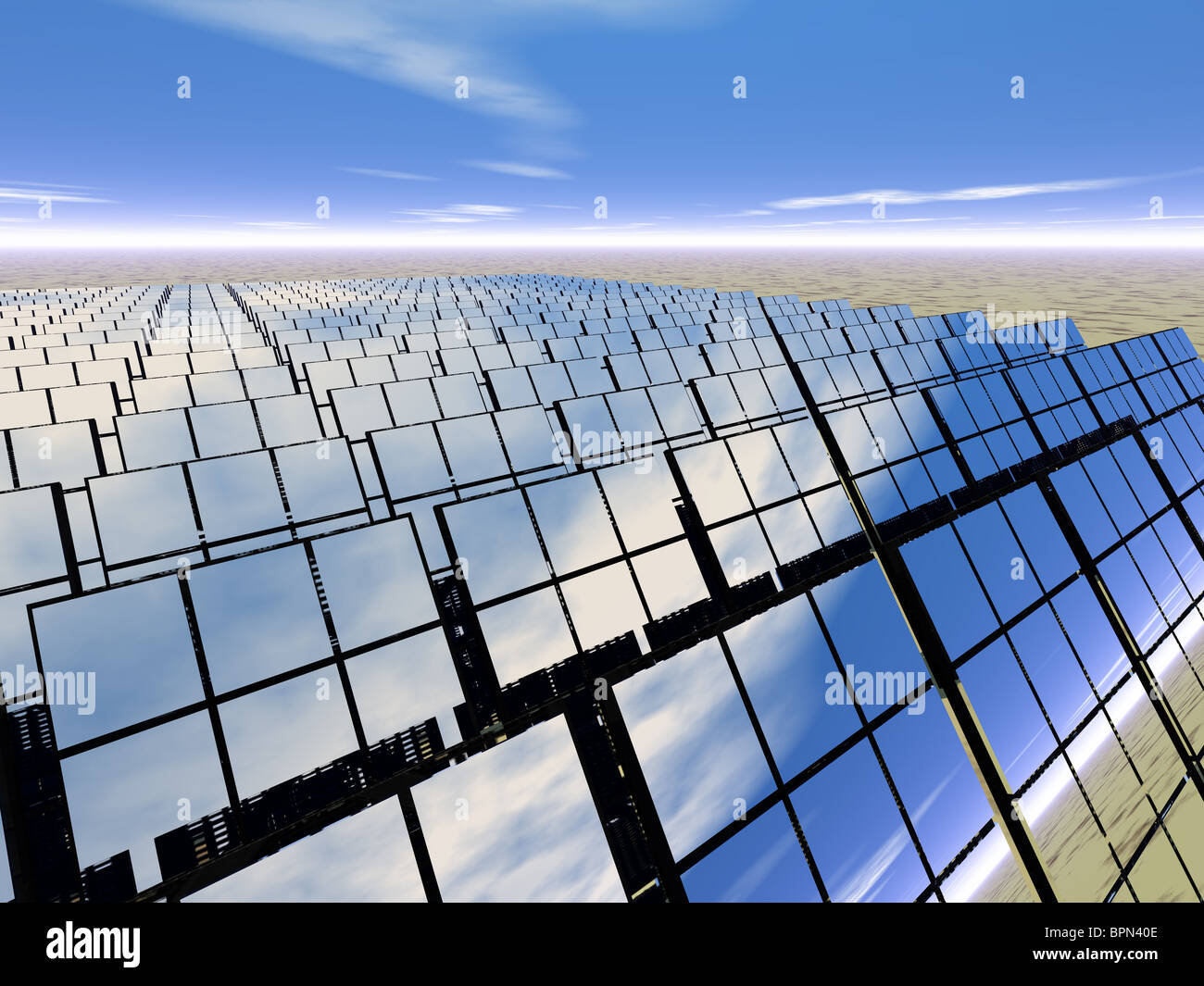 Solar farm desert hi-res stock photography and images - Alamy