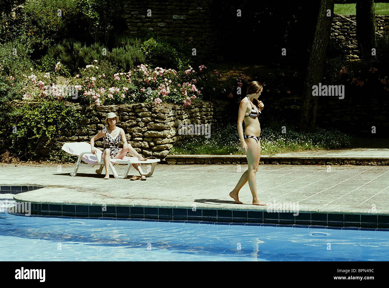 Ludivine Sagnier Swimming Pool 2003 High Resolution Stock Photography ludivine-sagnier-swimming-pool-2003-high-resolution-stock-photography