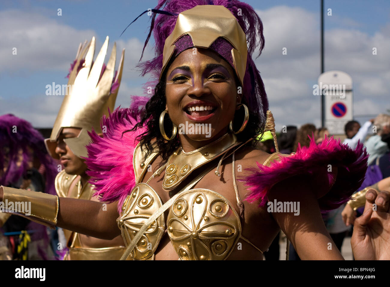 dress dancer costume Caribbean carnival queen Stock Photo - Alamy