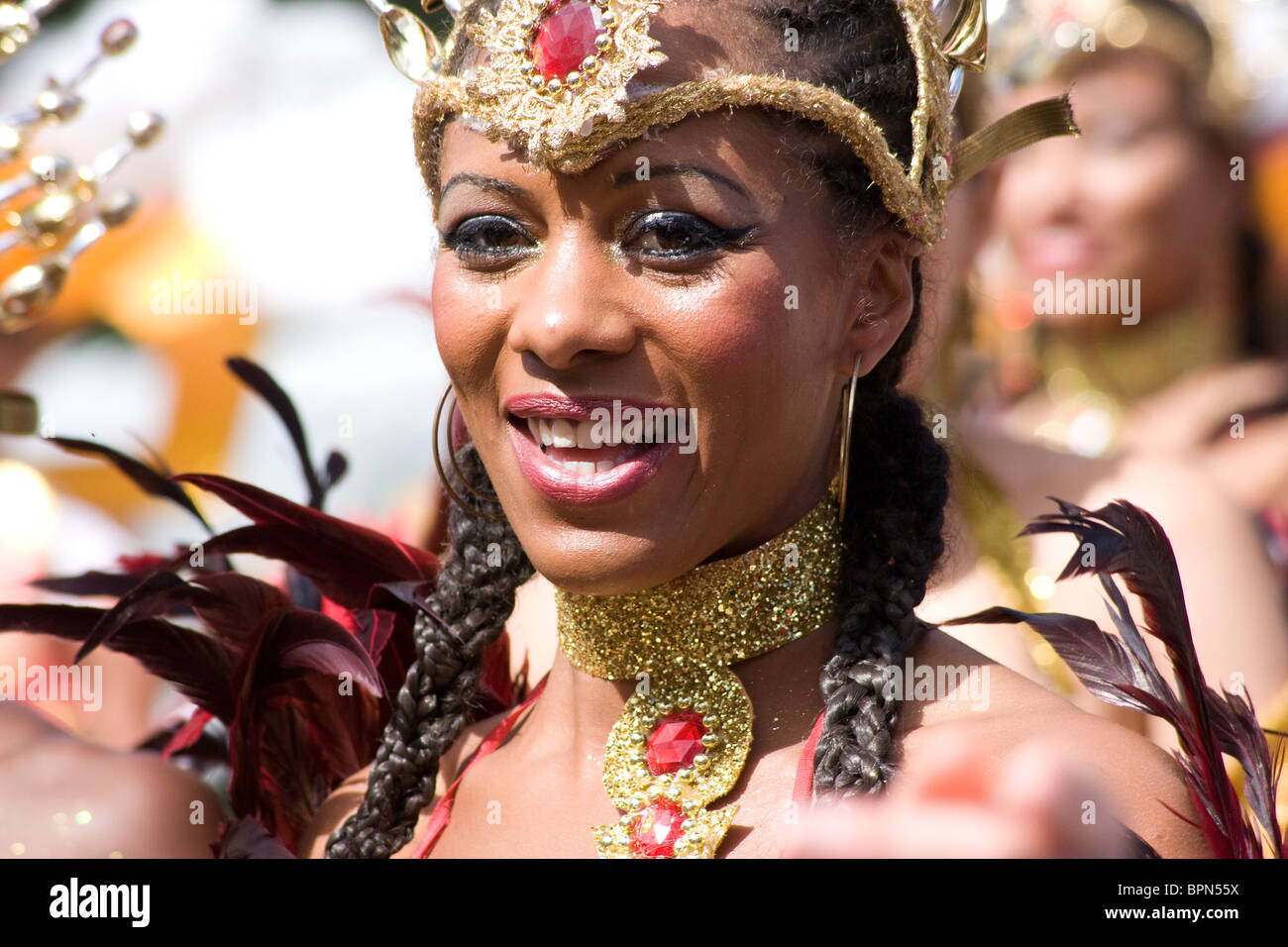 dress dancer costume Caribbean carnival queen Stock Photo - Alamy