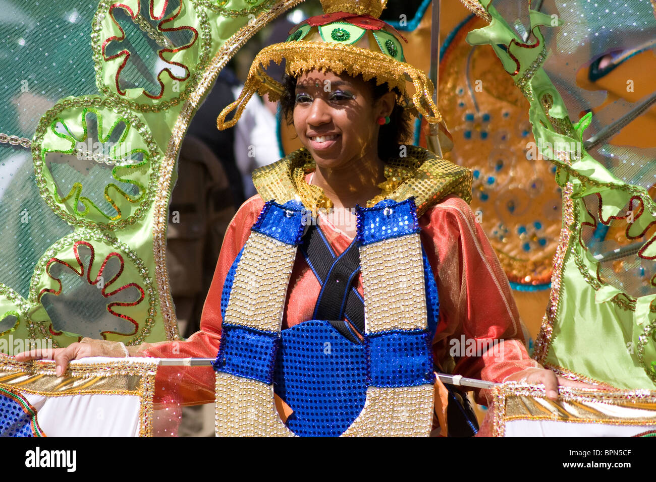 dress dancer costume Caribbean carnival queen Stock Photo - Alamy