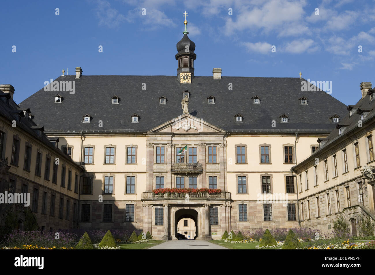 Exterior of the Fuldaer Stadtschloss, Fulda, Hesse, Germany Stock Photo ...