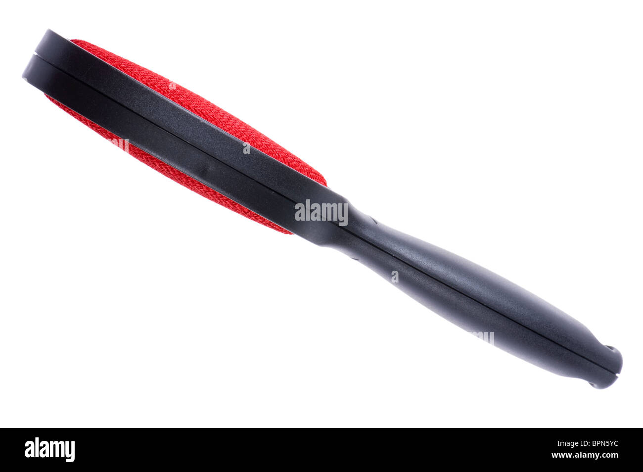 object on white - tool brush for clothes Stock Photo - Alamy