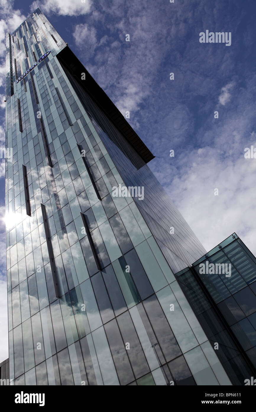 Beth Tower on Deansgate in Manchester. One of (6) portrait images in the set by Peter Wheeler ...