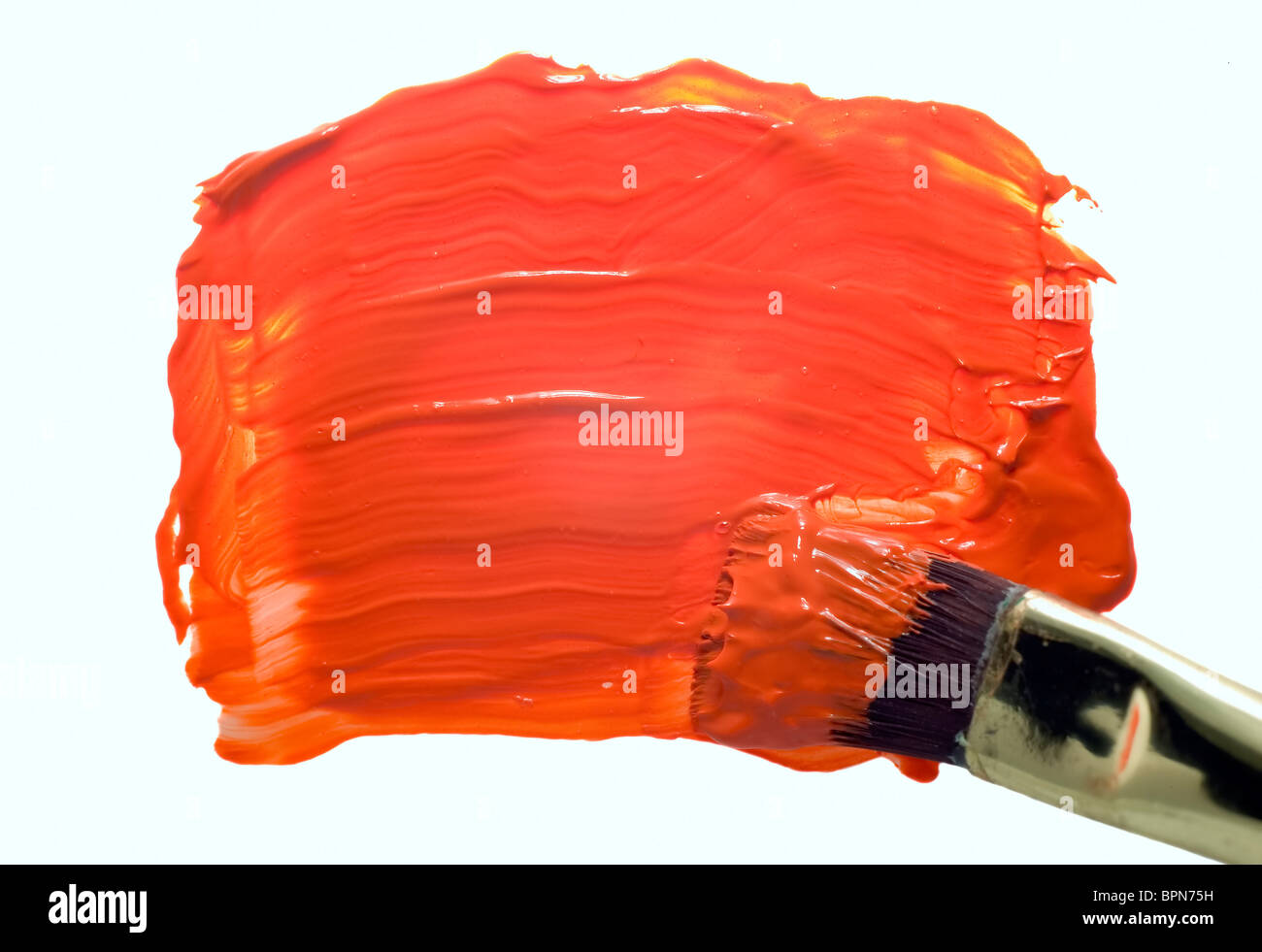 There is a paintbrush and abstract art Stock Photo - Alamy