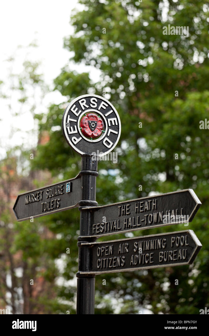 Sign showing local amenities hi-res stock photography and images - Alamy