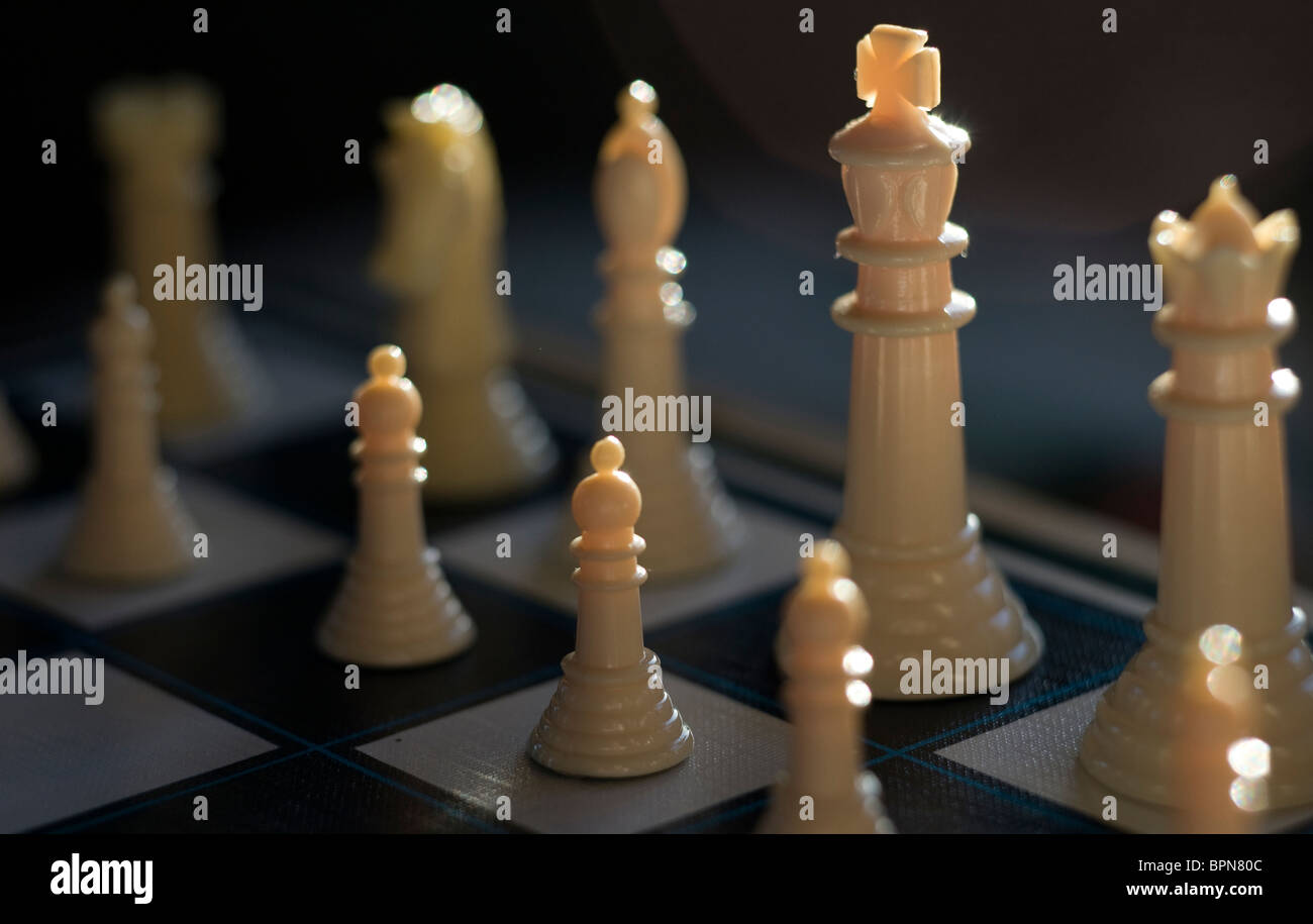 plastic chess set Stock Photo - Alamy