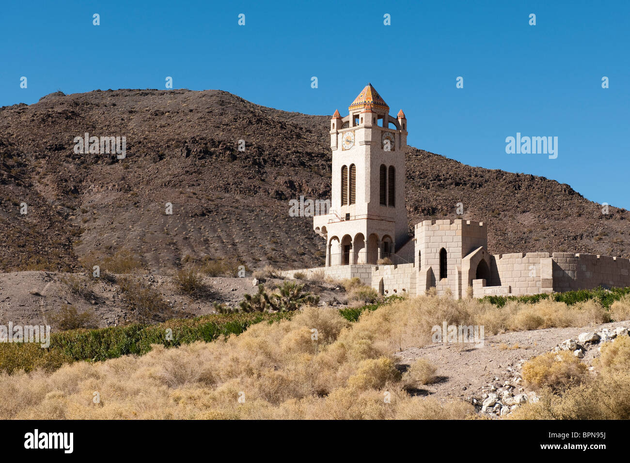 Scotty's castle, Death Valley National Park, California, USA Stock ...