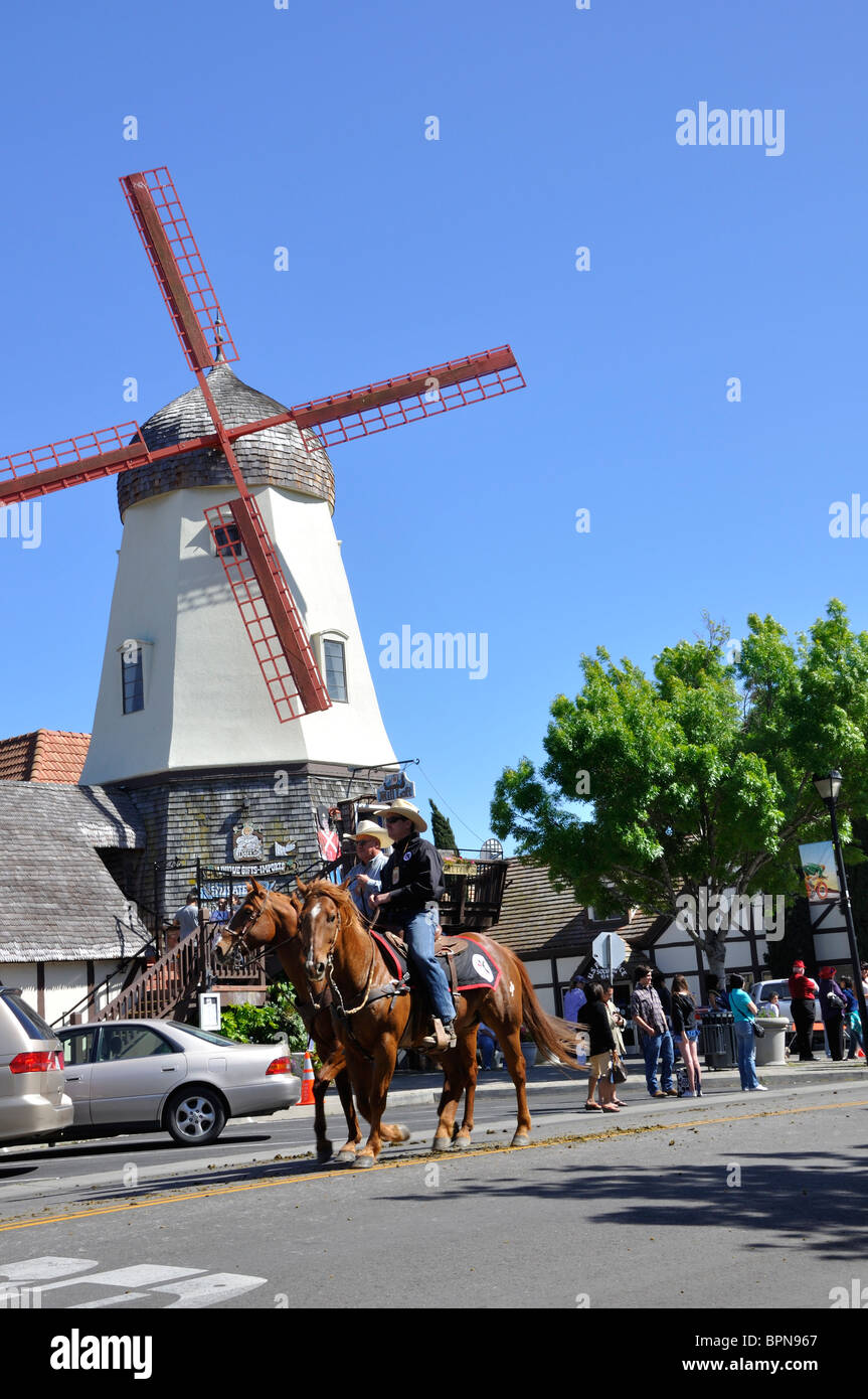 Cowboy parade, Solvang, California, USA Stock Photo - Alamy