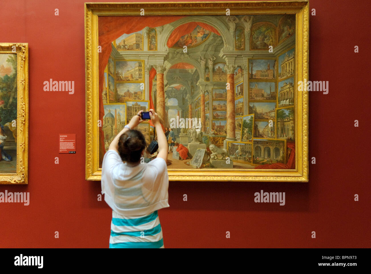 Modern Rome, 1757, by Giovanni Paolo Panini Stock Photo - Alamy