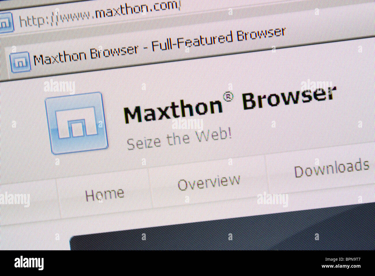 maxthon browser website Stock Photo - Alamy
