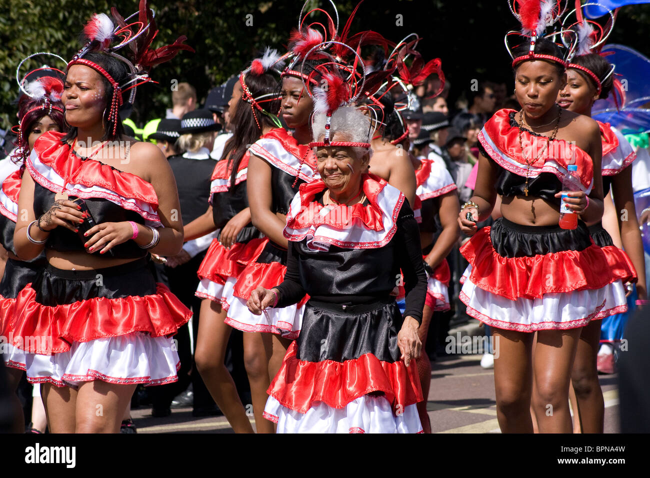 dress dancer costume Caribbean carnival dancing Stock Photo - Alamy