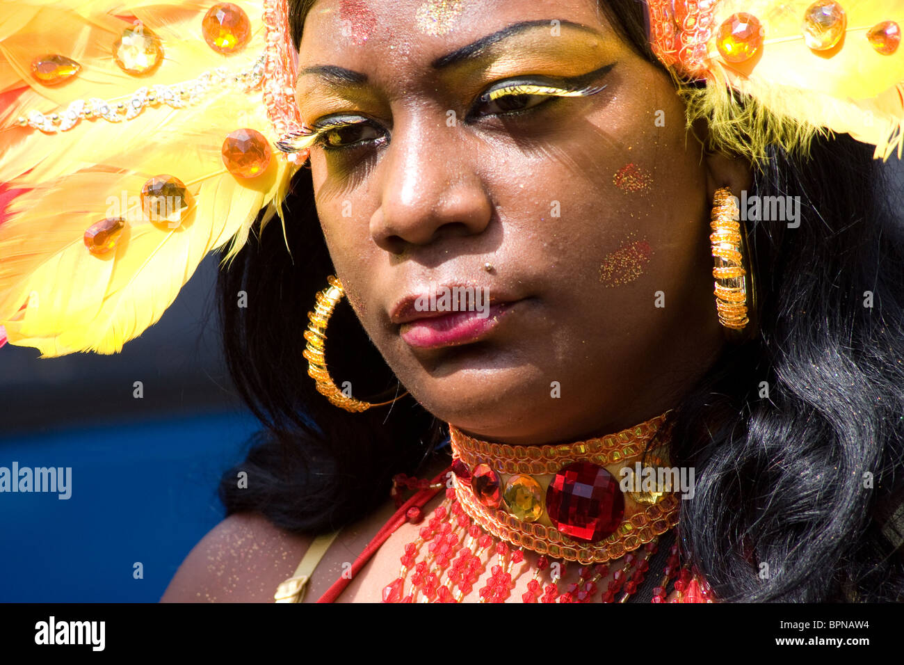dress dancer costume Caribbean carnival dancing Stock Photo - Alamy