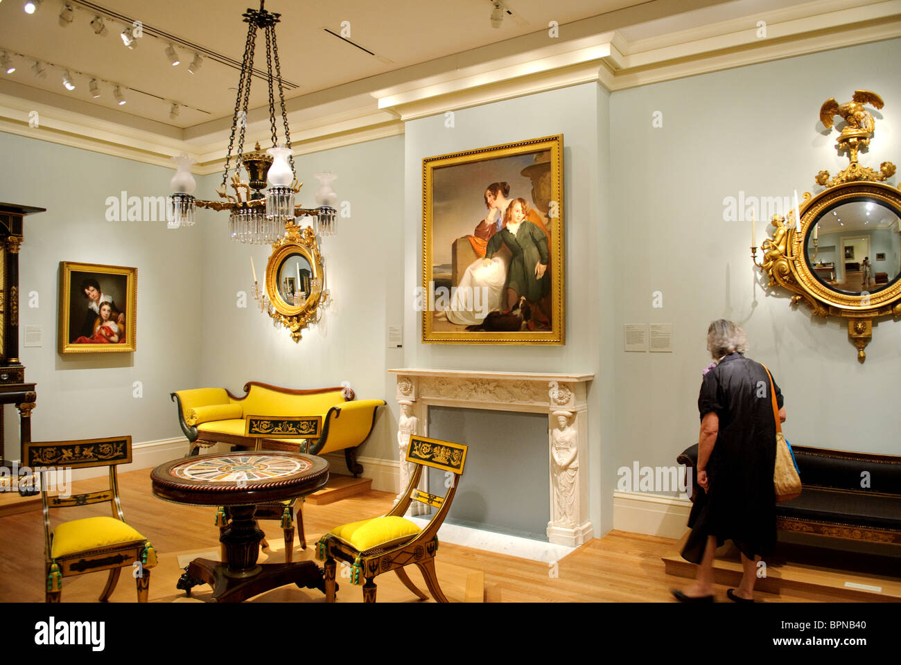 1800s living room hi-res stock photography and images - Alamy